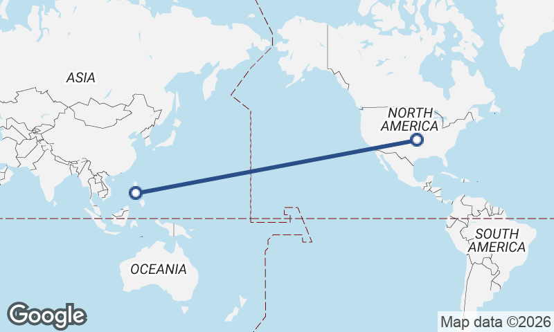 United States to Philippines by Air freight, Cargo ship or Road ...
